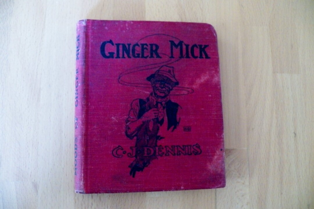 Antique Hard Cover "ginger Mick" First Edition Australian Classic by C ...