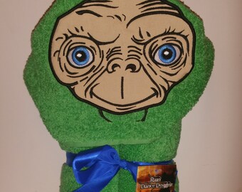 Alien Hooded Towel - Etsy