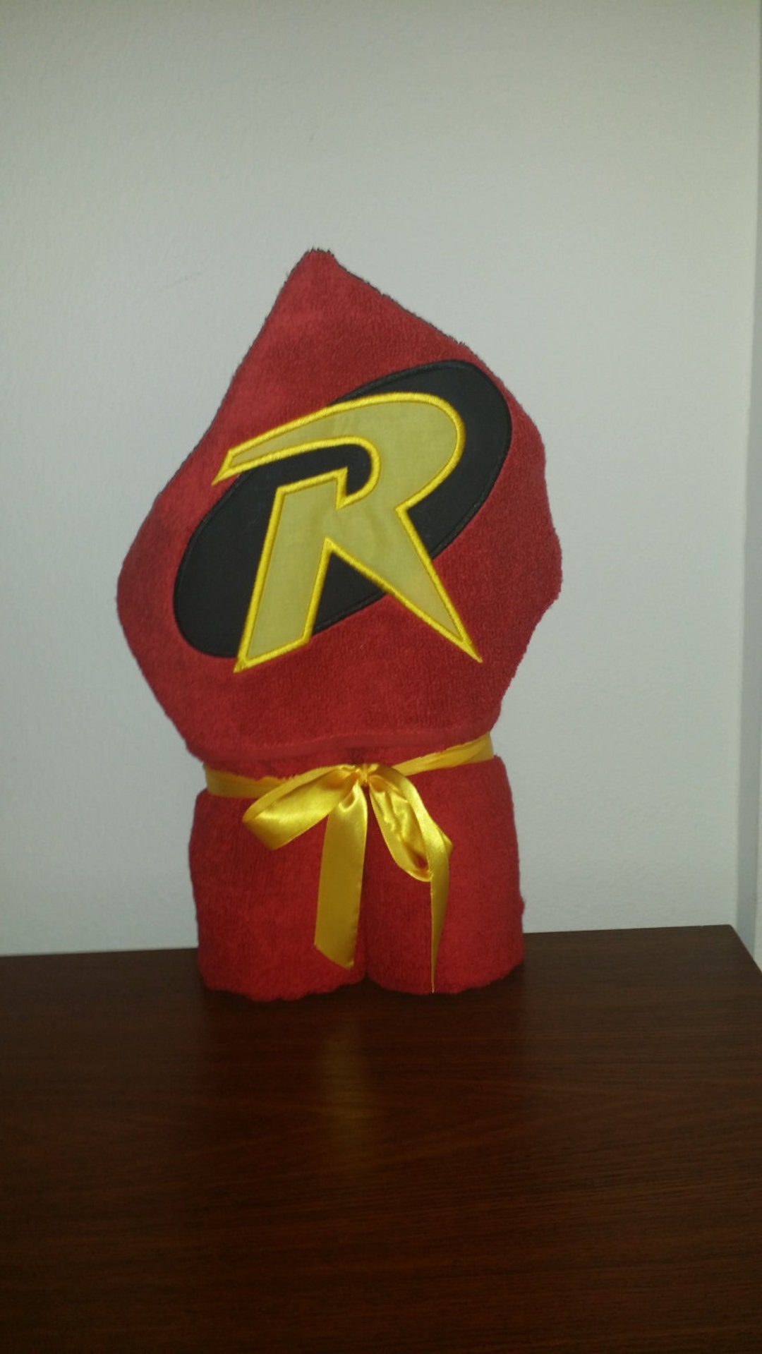 Robin Superhero Hooded Bath Towel - Etsy