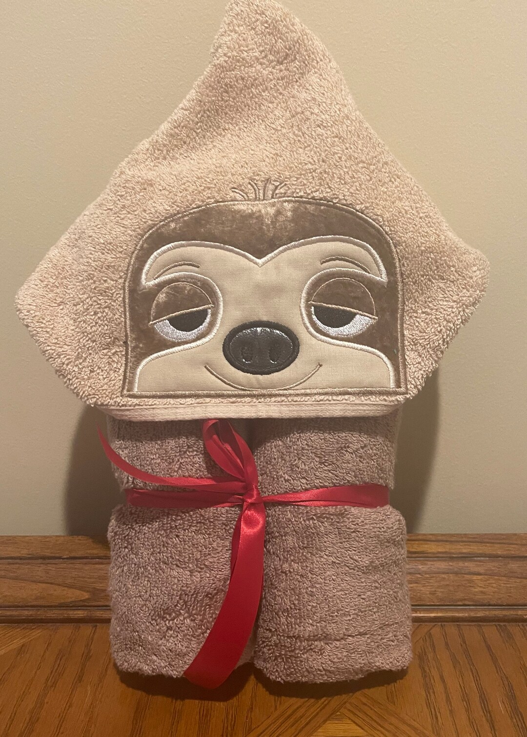 Sloth Hooded Bath Towel - Etsy