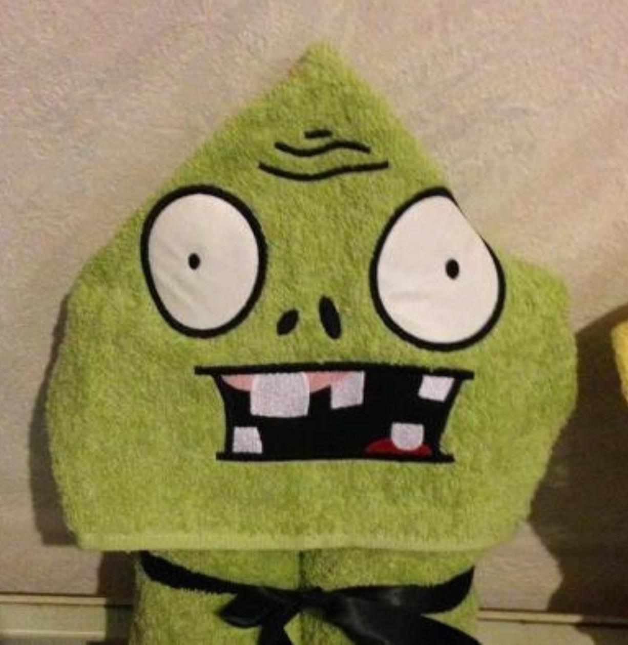 Zombie Hooded Towel - Etsy