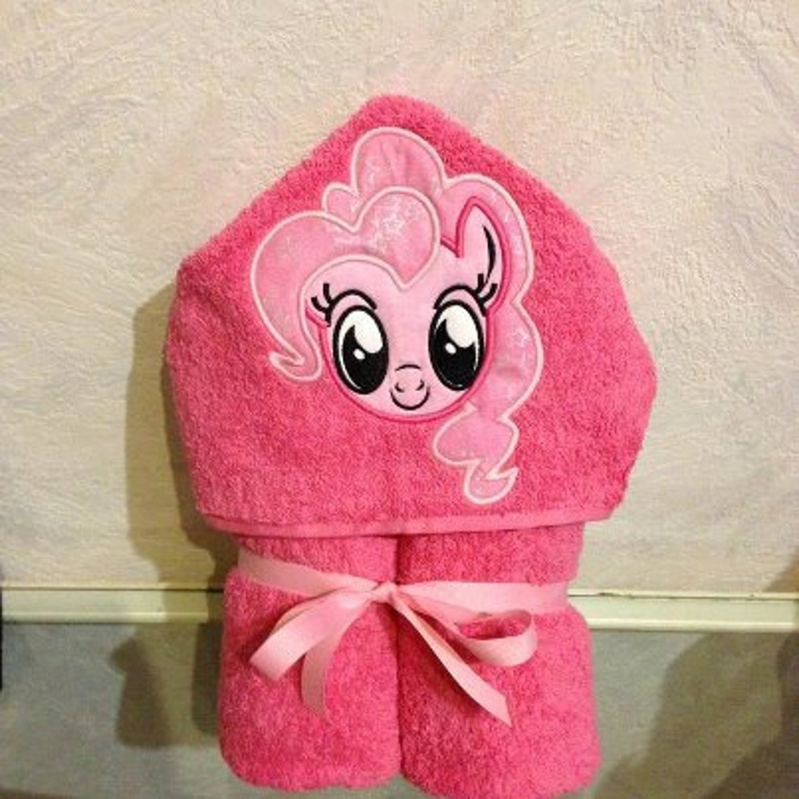 Pink Pony Hooded Towel - Etsy