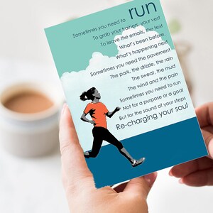 Women's Running Poem Print Gift for Runner - Etsy
