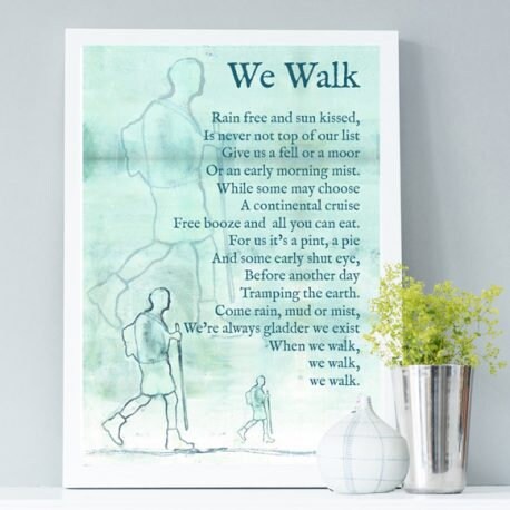 Walking Print We Walk, Wall Art, Home Decor - Etsy