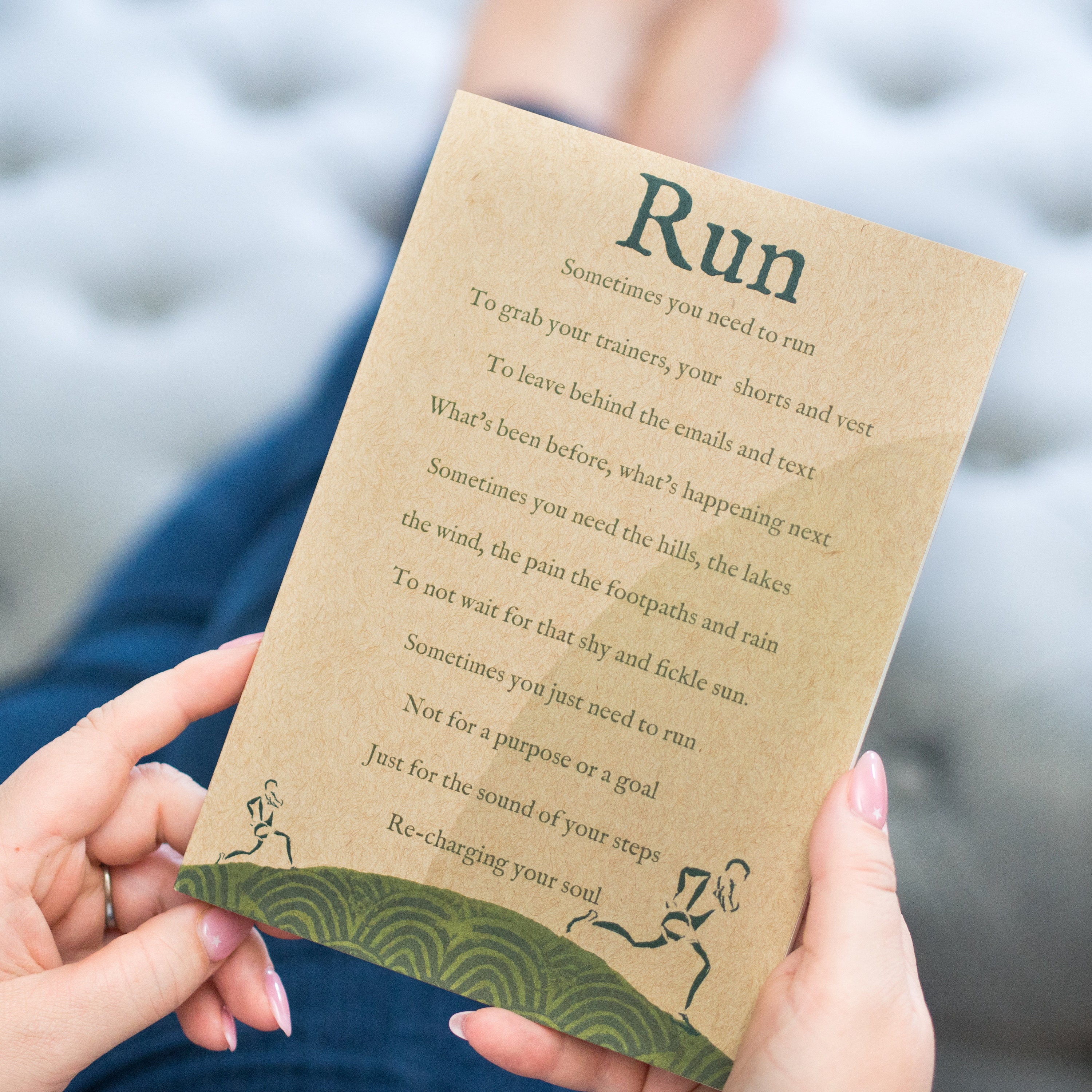 Run Poem Print Gift for Runner - Etsy