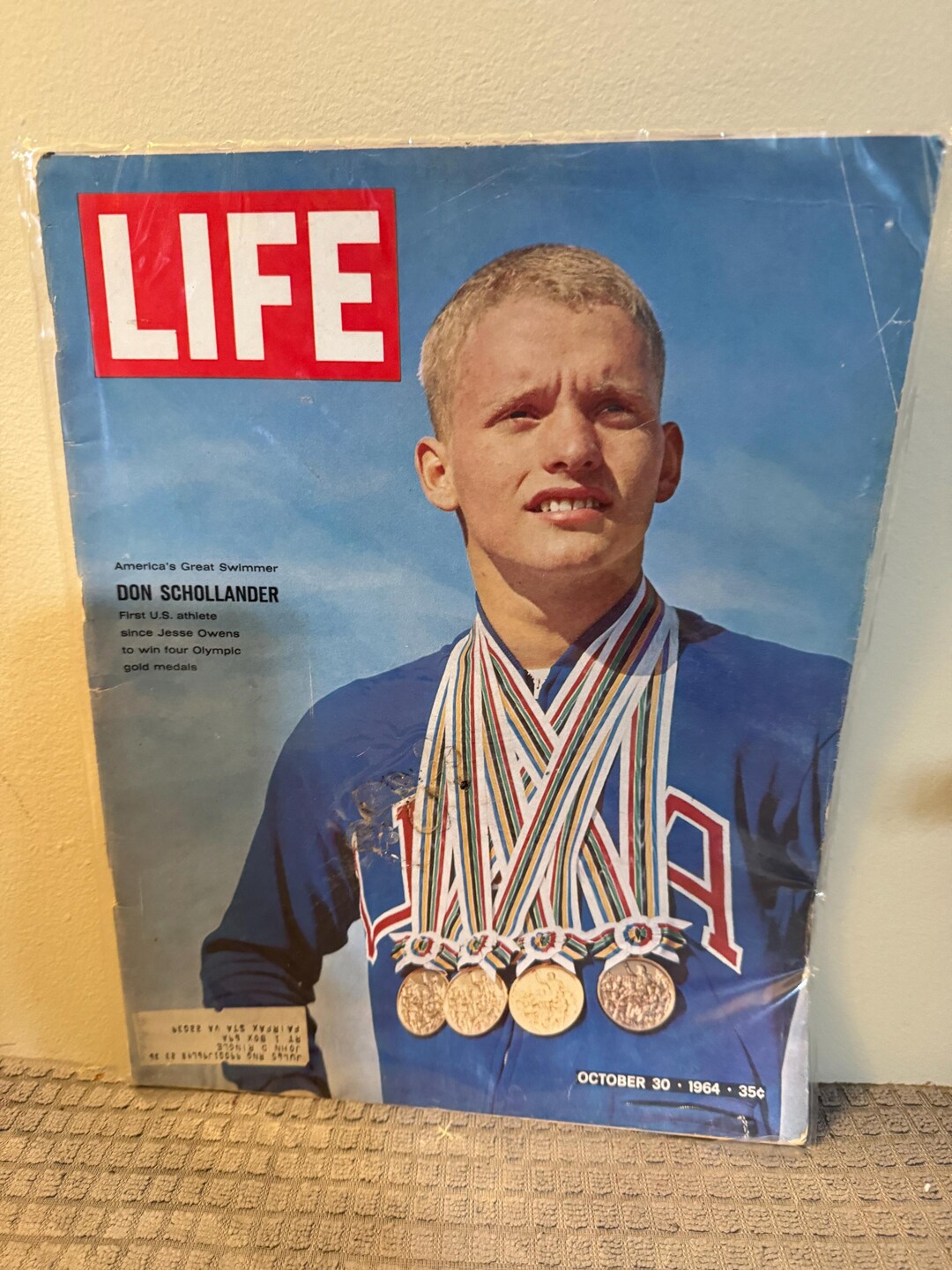 Vintage LIFE Magazine October 30, 1964 - Olympics Don Schollander - Etsy