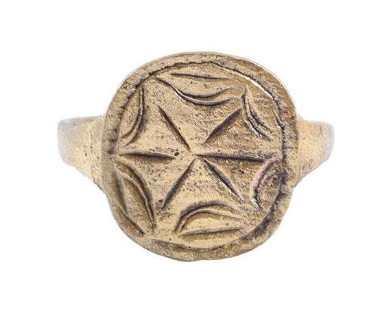 Medieval Mystic Ring, 12th-14th Century, Size 11 3/4 … - Gem