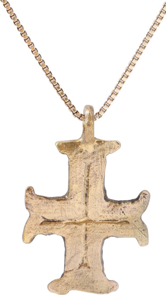 Rare Medieval European Pilgrim's Reliquary Cross, 8th… - Gem