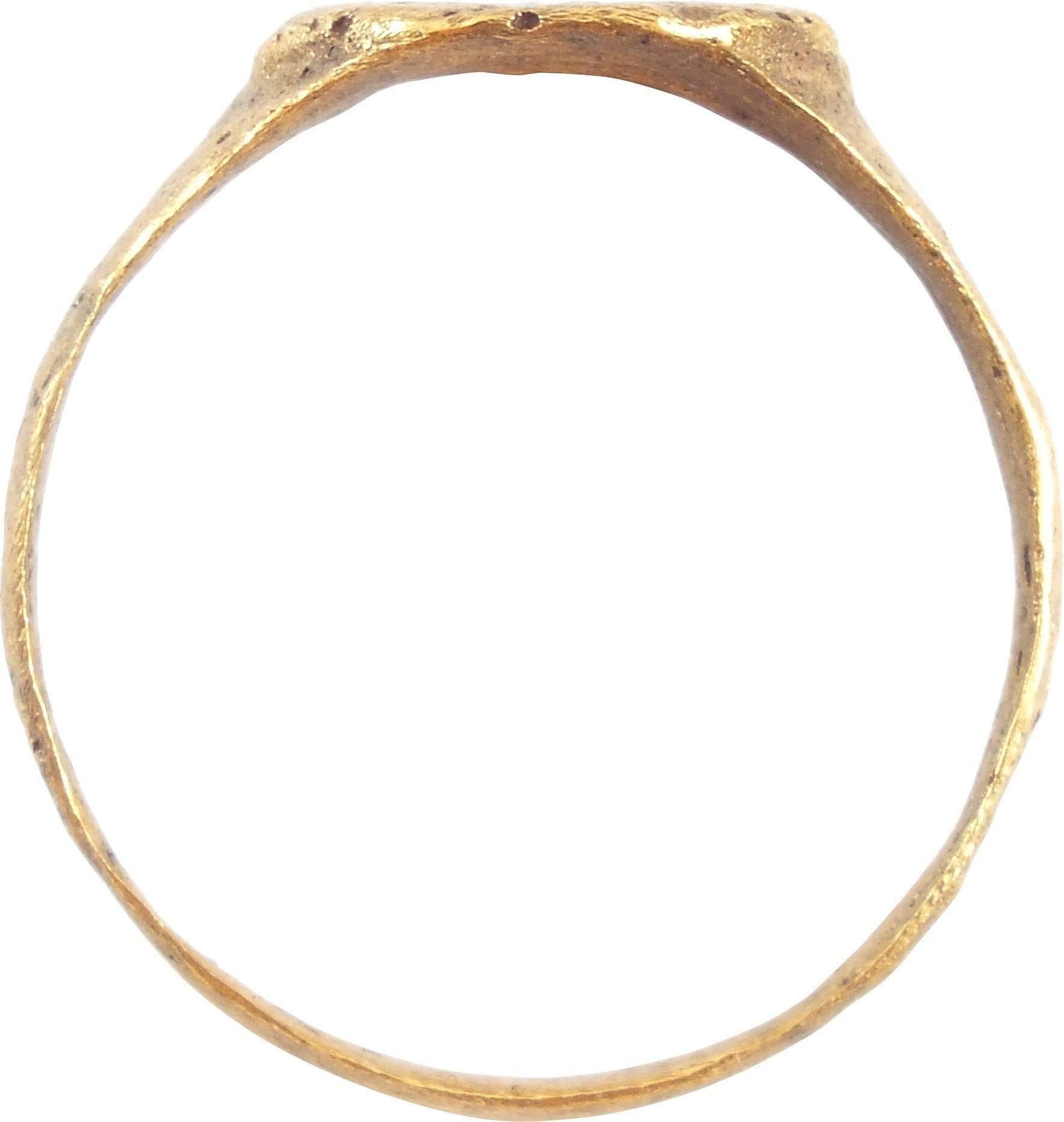 Early Christian Gilt Ring C.8th-11th Century Size 10 3/4 - Etsy