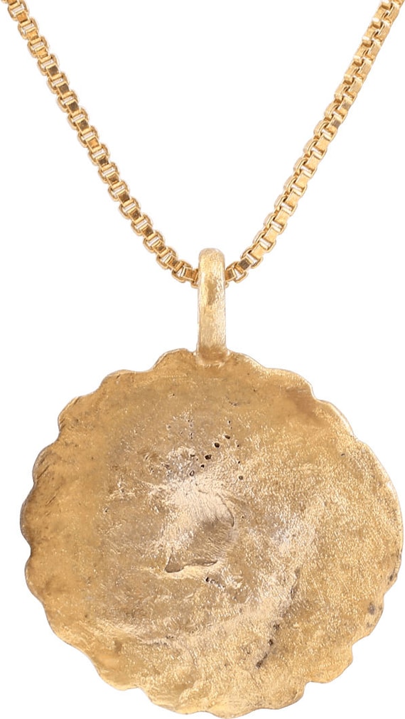 Ancient Roman Wheel Of Fortune Amulet Necklace, 5th-8… - Gem
