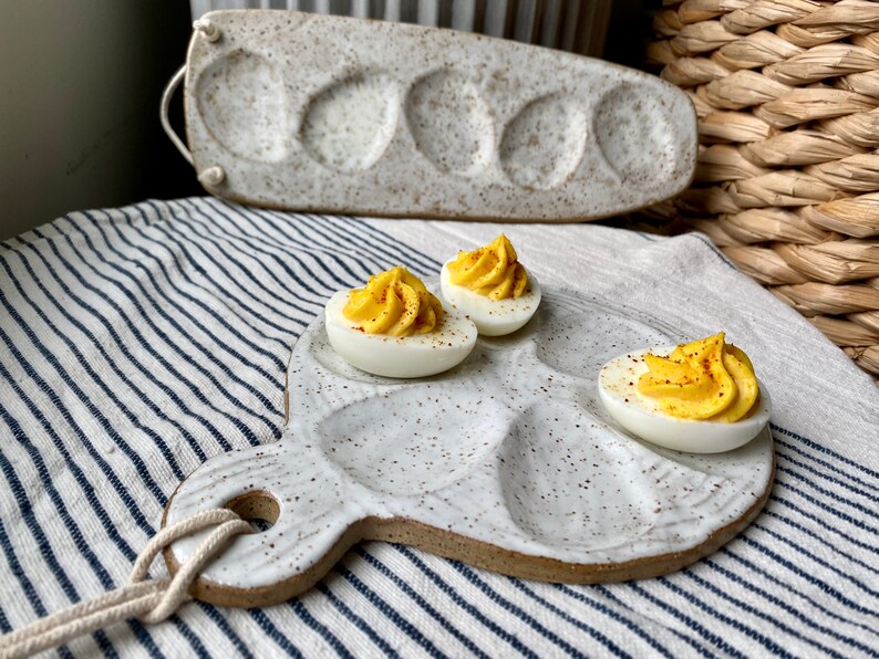 Deviled Egg Dish Handmade Pottery - Etsy