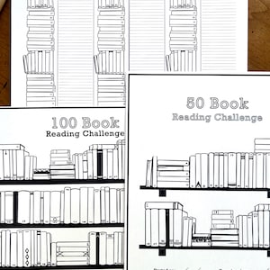 Reading Tracker 100 Book Challenge Worksheet Reading Tracker Bookmark ...