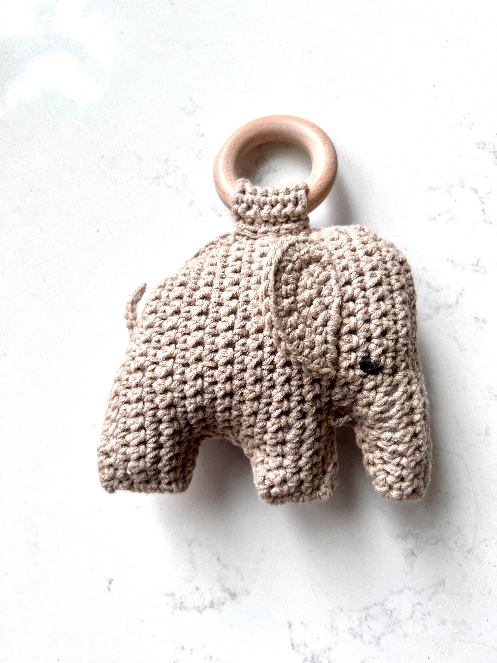 Baby Elephant Rattle / Baby Shower Gift - Etsy