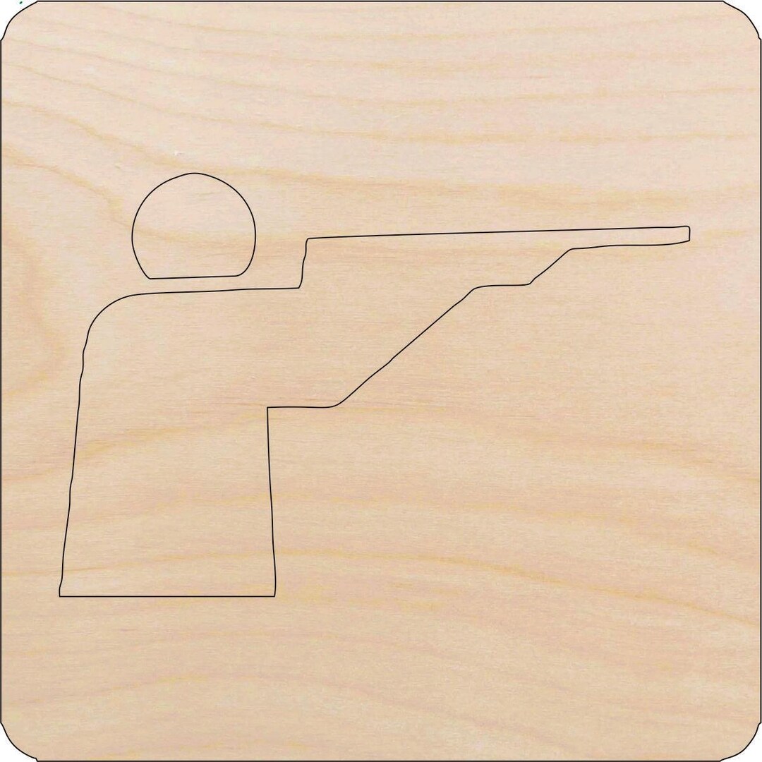 Hunting Wood Shape: Laser Cut Baltic Birch - Unfinished DIY Craft HNT11 ...