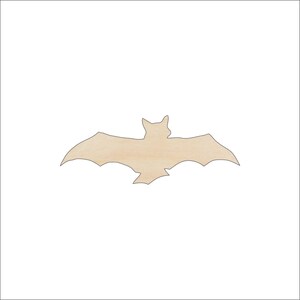 Flying Bat Wood Craft Shape, Baltic Birch (unfinished, Laser Cut BAT17 ...