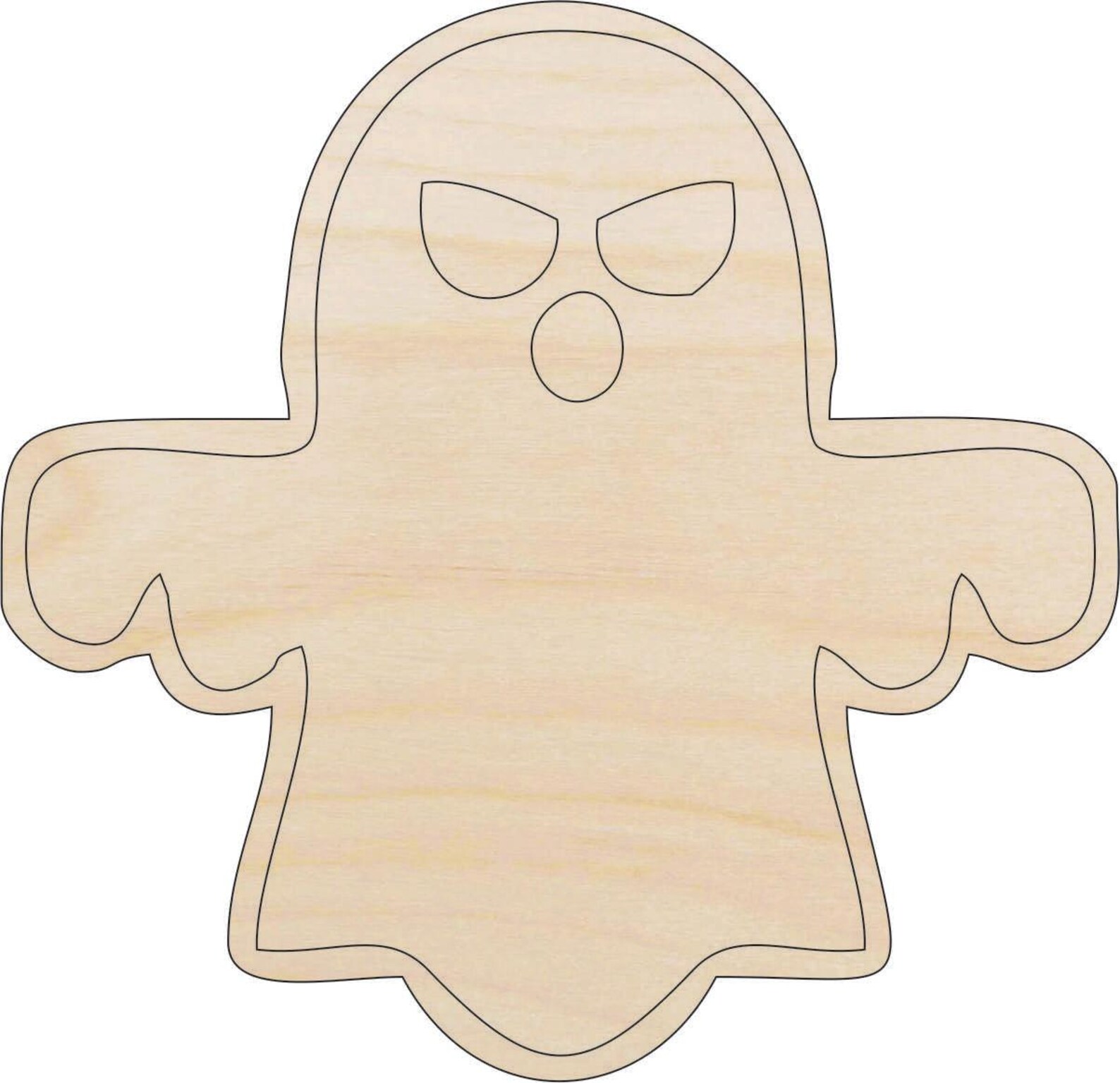 Ghost Wood Craft Shape: Unfinished Baltic Birch - Laser Cut FAL250 - Etsy