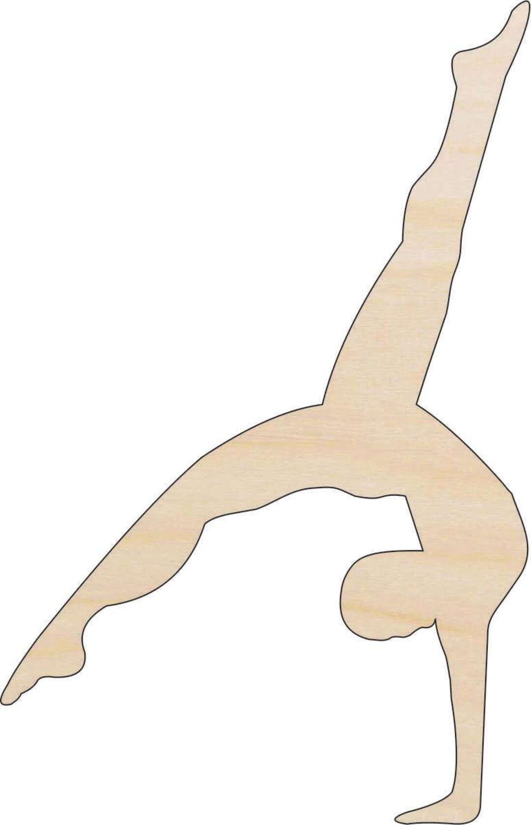 Gymnast Wood Craft Shape, Baltic Birch (laser Cut, Unfinished SPT50) - Etsy