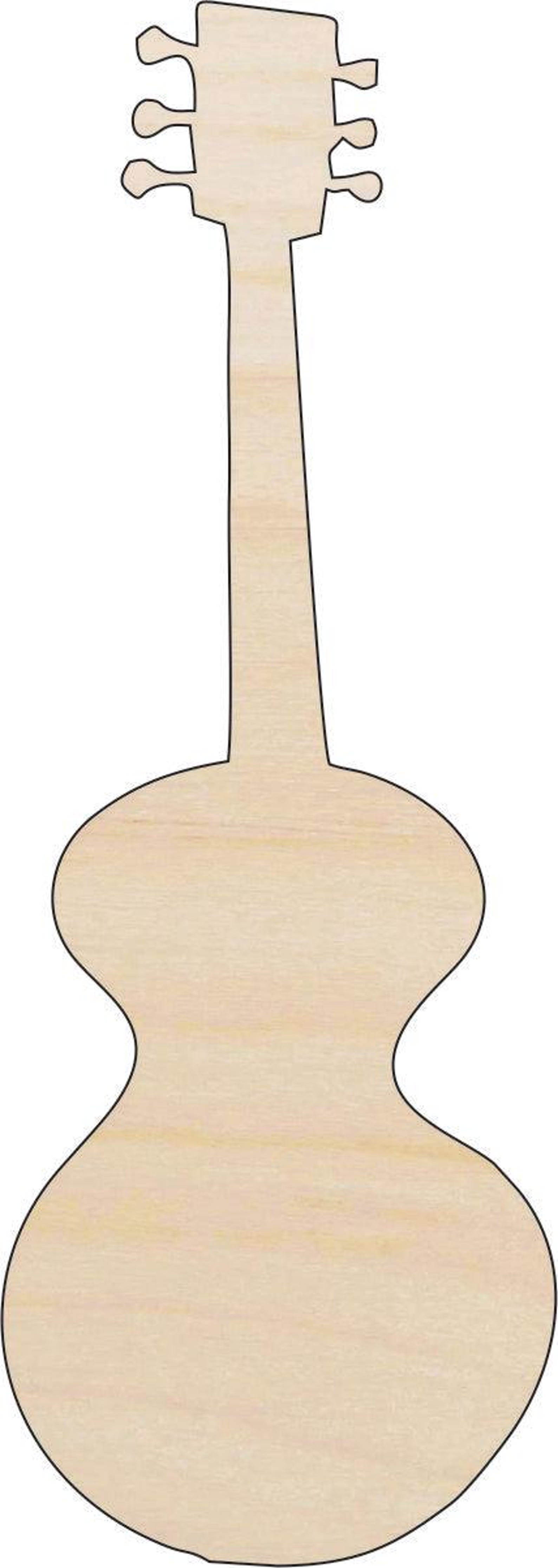 Guitar Wood Shape - Baltic Birch Laser Cut Unfinished MSC20 - Etsy