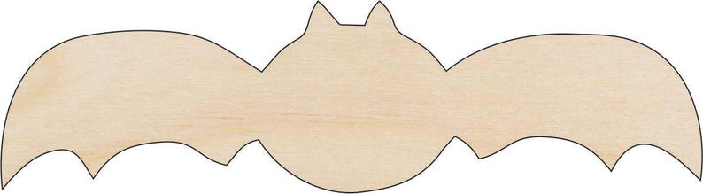 Flying Bat Wood Shape - Laser Cut Baltic Birch DIY Craft BAT11 - Etsy