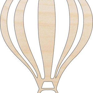 Hot Air Balloon Wood Shape: Laser Cut Baltic Birch BLN1 - Etsy