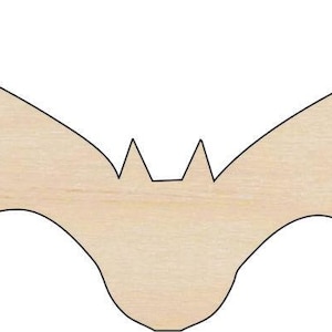 Wood Bat Cutout: Flying Design - Baltic Birch Unfinished BAT14 - Etsy