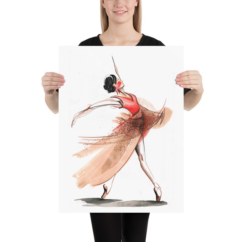 Dance Drawing Series Ballet Poster - Etsy