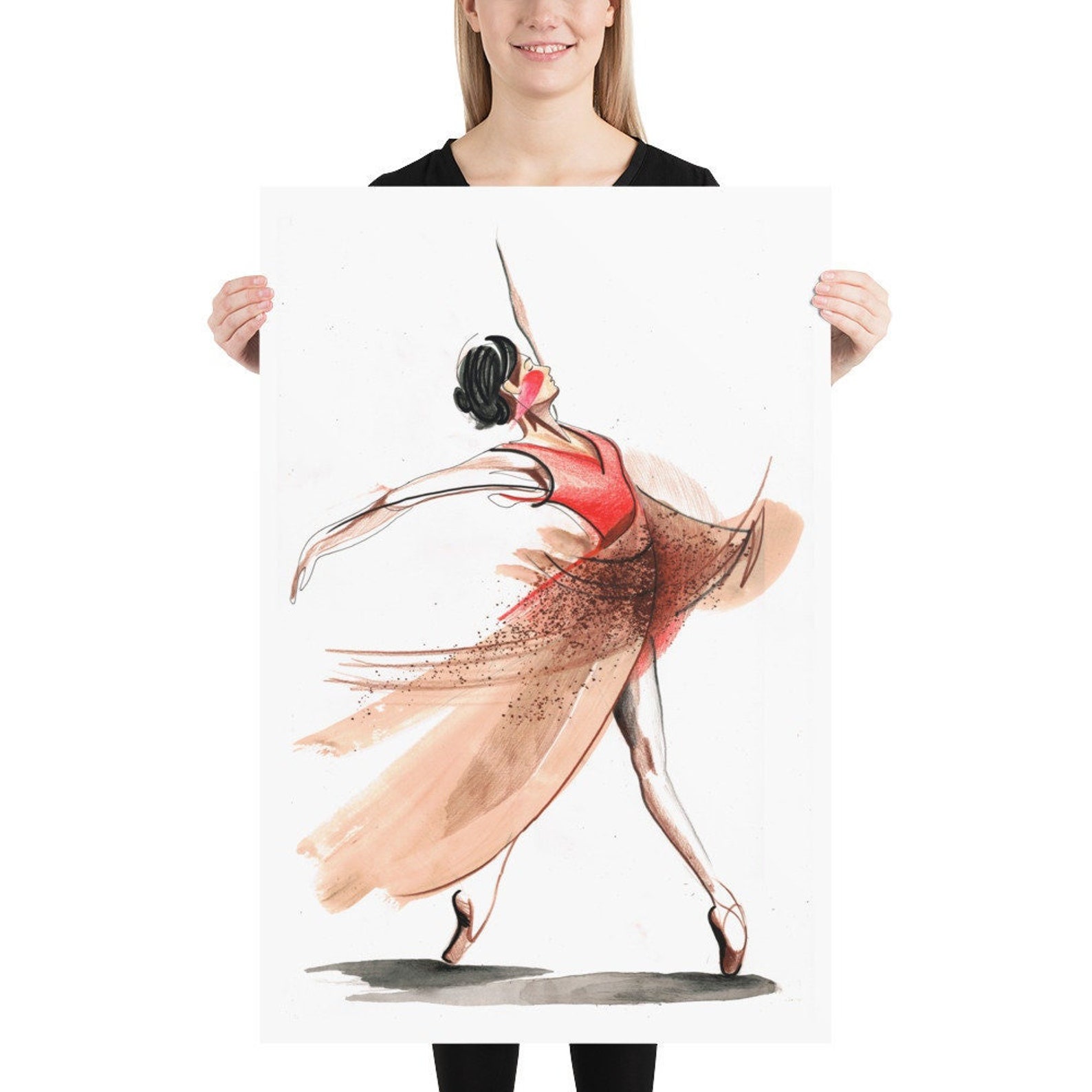 Dance Drawing Series Ballet Poster - Etsy