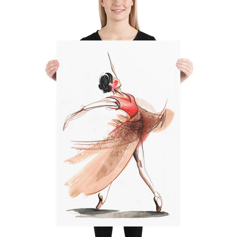 Dance Drawing Series Ballet Poster - Etsy