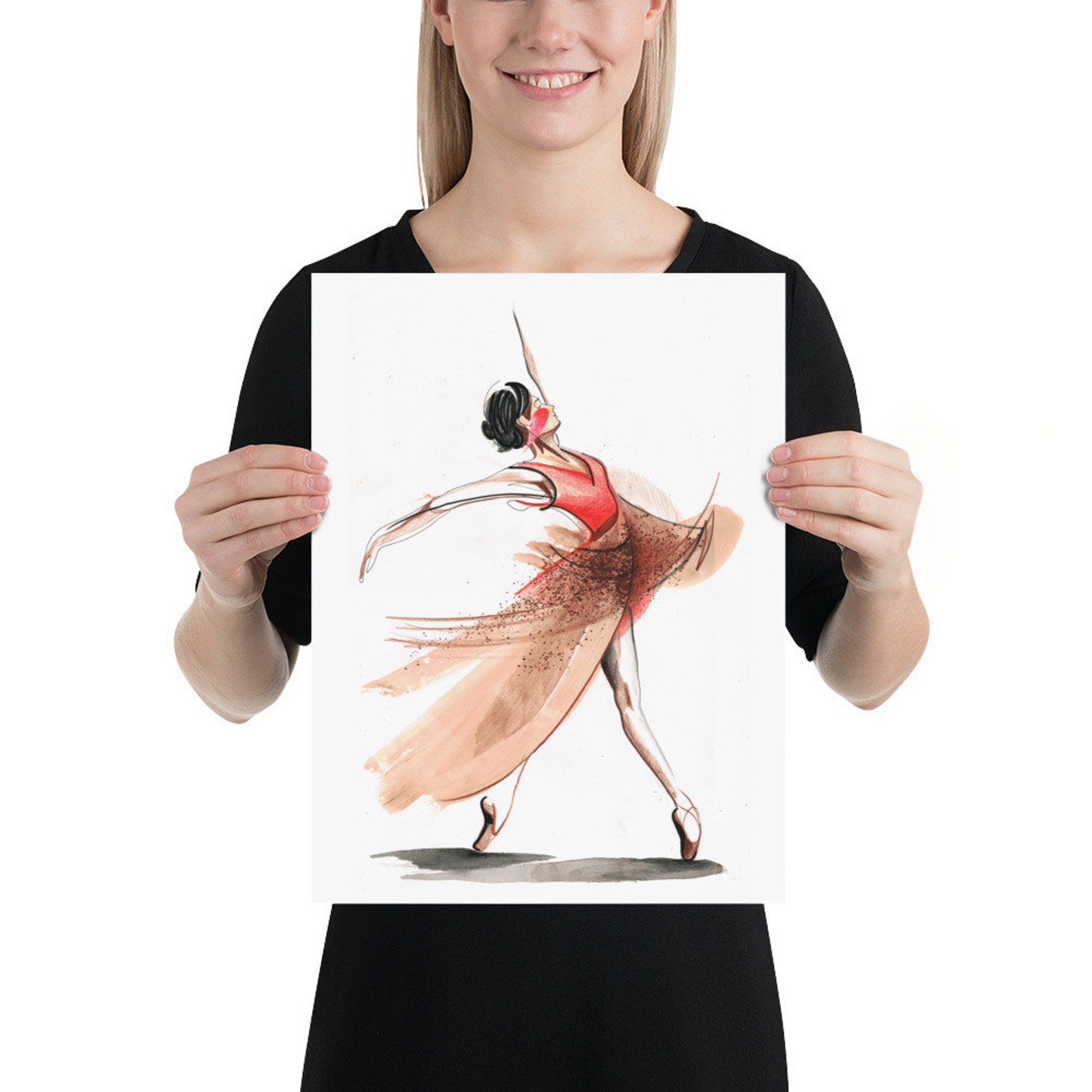 Dance Drawing Series Ballet Poster - Etsy