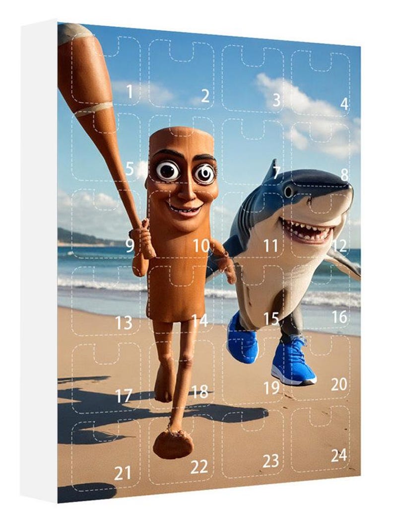 Brainrot Advent Calendar – Funny Meme Toy Set, 24 Days Christmas ...