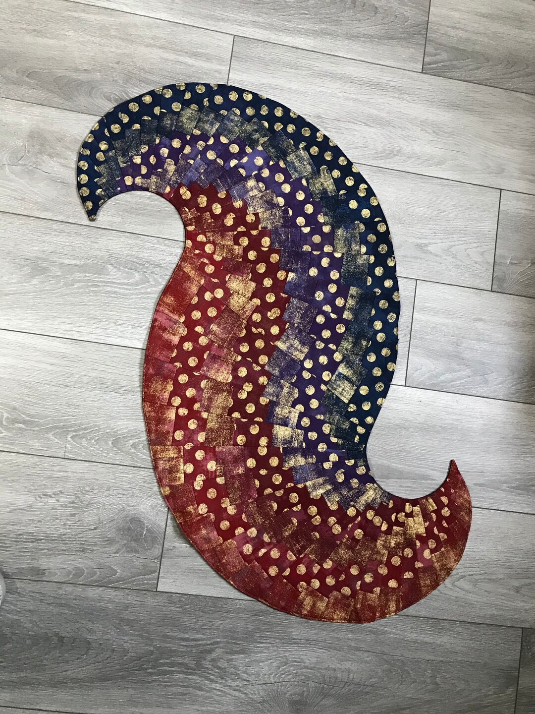 Spiral Table Runner Homemade Table Runner Spiral Runner - Etsy UK