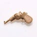 Vintage 14k Light Rose Gold 3D Handgun Gun Revolver Pendant Pin Estate ...