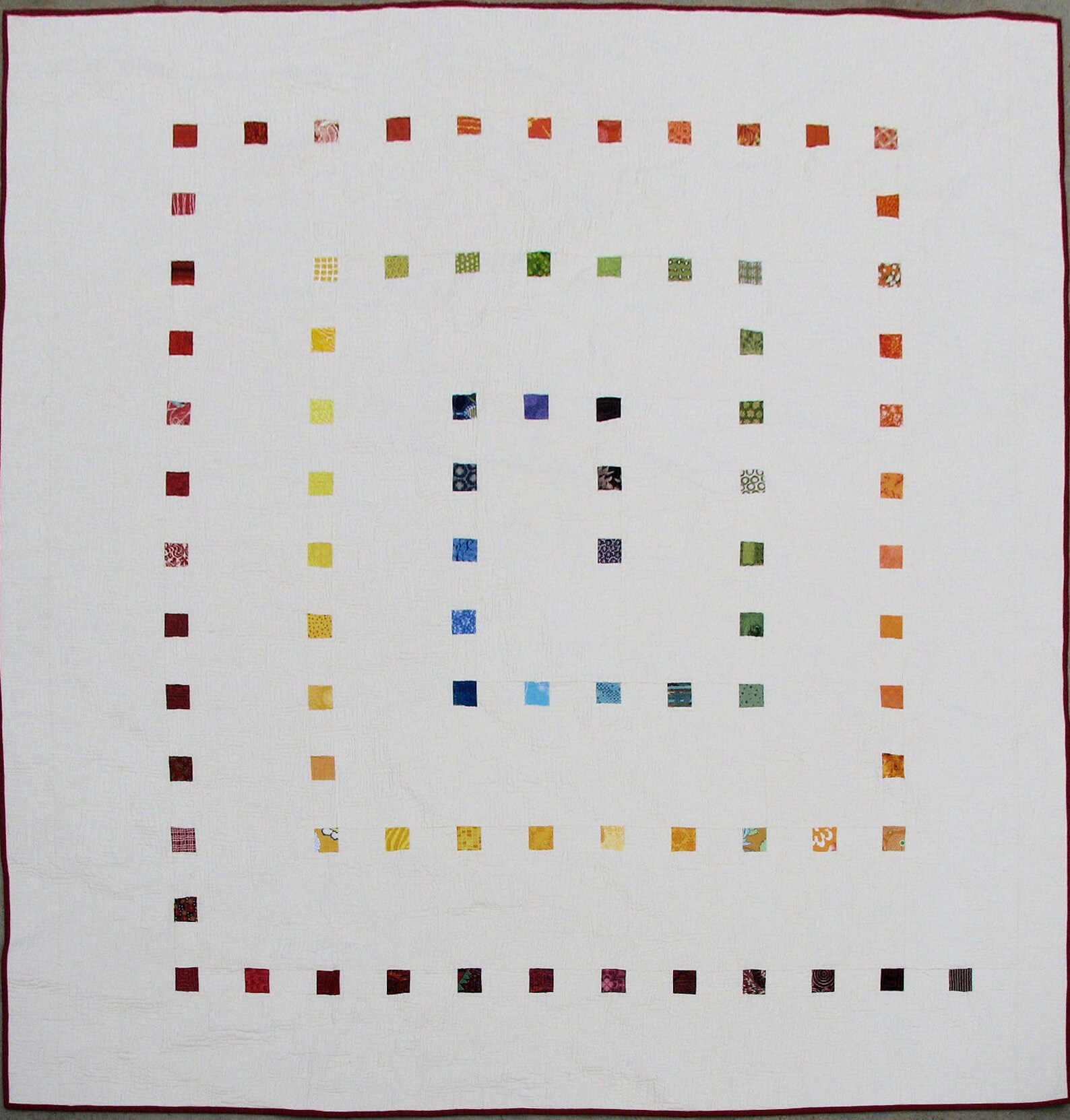 Quilt Pattern, PDF Geometric Rainbow Spiral, All Sizes - Etsy