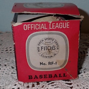 Antique Baseball With Box - Etsy