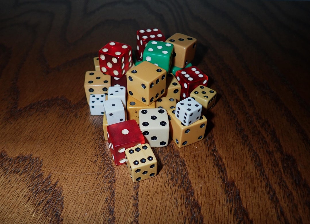 Variety of Old Dice Lot of 30 - Etsy