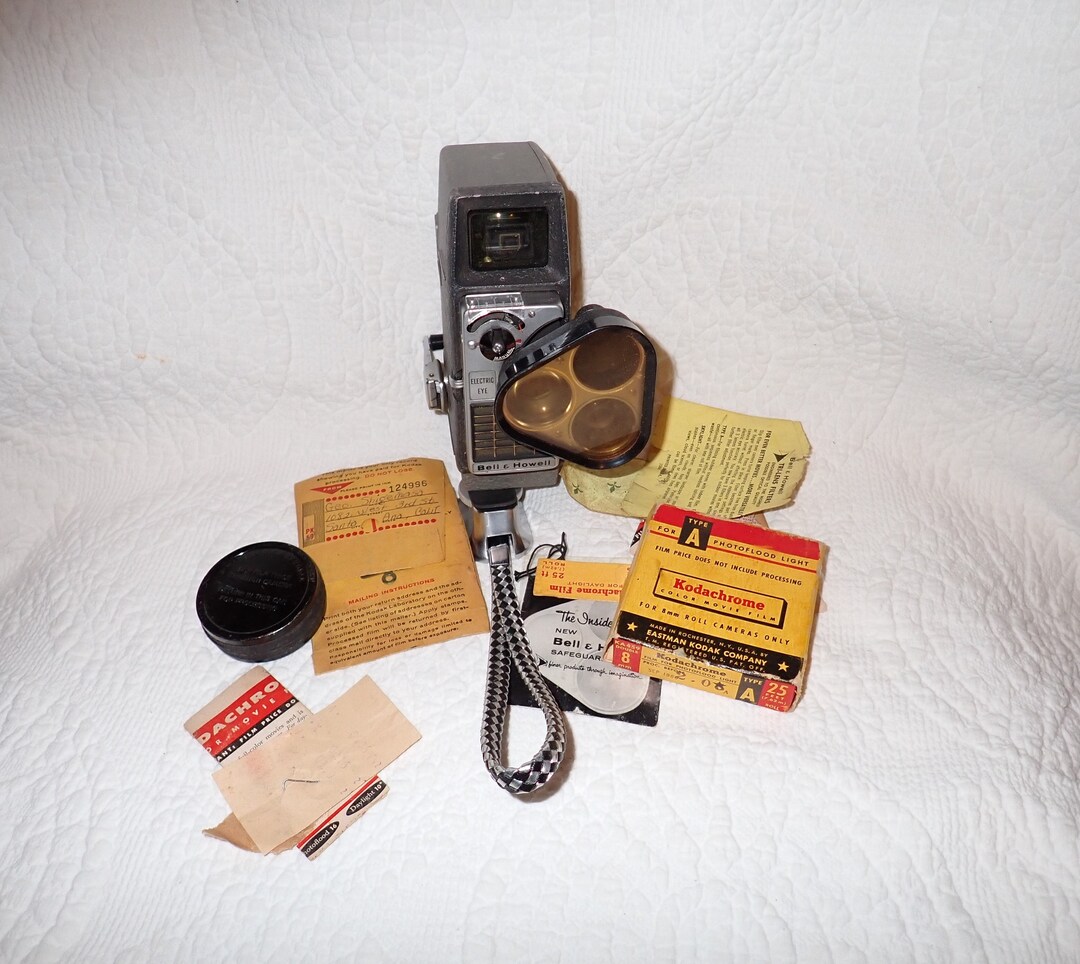 8mm Movie Camera by Bell and Howell - Etsy