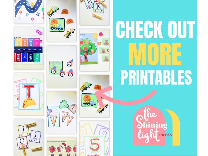 Counting 1-10 Feed the Animals Printable Activity, Sensory Bin ...