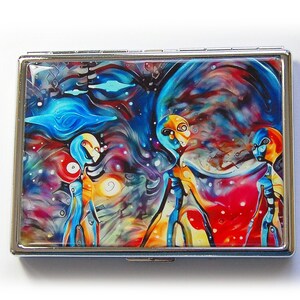 Fantasy Alien Cigarette Case, Sci Fi Space Slim Cigarette Case 9991S - Etsy