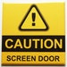 Stop Screen Door Warning Sign, Protection for Your Screen Door 9995 - Etsy