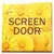 Pink Hibiscus Screen Door Warning Sign, Don't Walk Through Your Screen ...