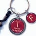 Key to My Heart Corkscrew Keyring Monogram Keychain - Etsy