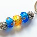 Glass Keychain Keychain for Women Lampwork Beads Glass - Etsy