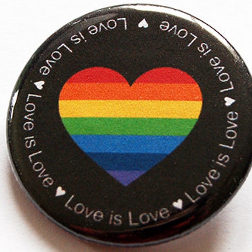 Love is Love Button LGBT Pin Pinback Buttons Pride Month | Etsy
