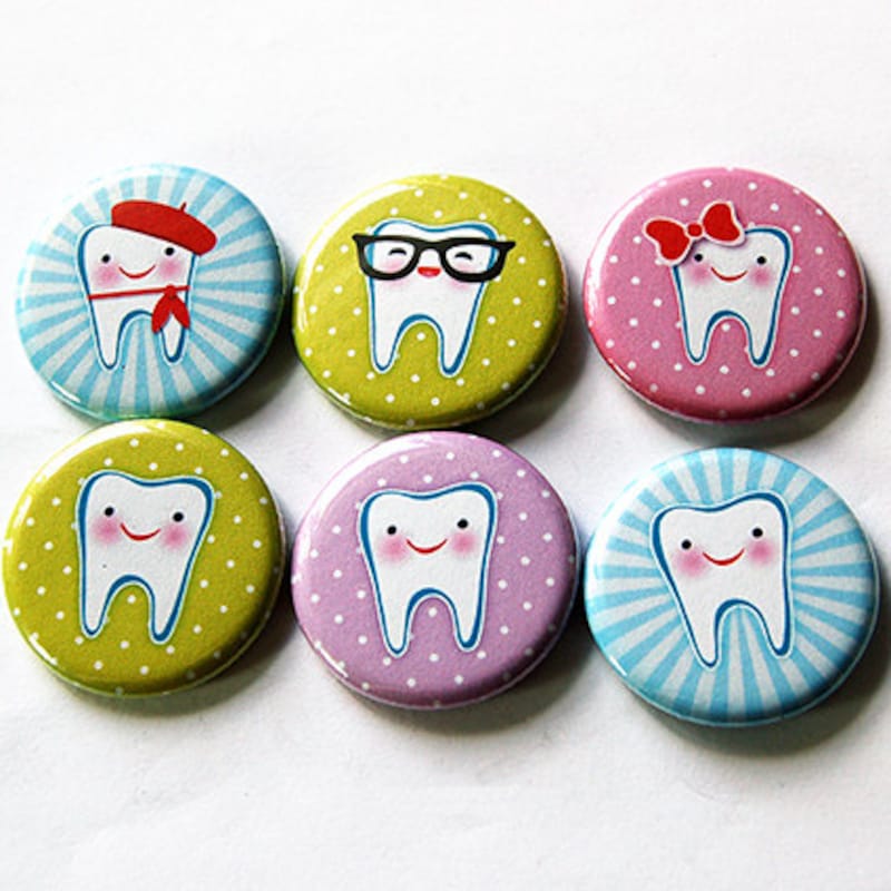 Tooth Button - Etsy