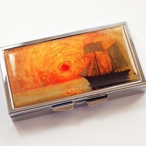 Pill Case 7 Sections 7 Day Pill Box Landscape Sunset - Etsy