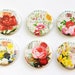 Flower Magnets Floral Magnets Nature Magnets Button - Etsy