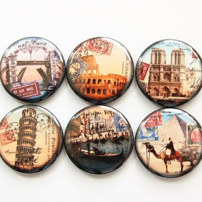 Travel Magnets - Etsy