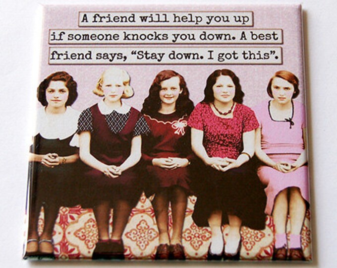 Best Friend Magnet, Funny Magnet, Kitchen Magnet, Magnet, Fridge Magnet ...