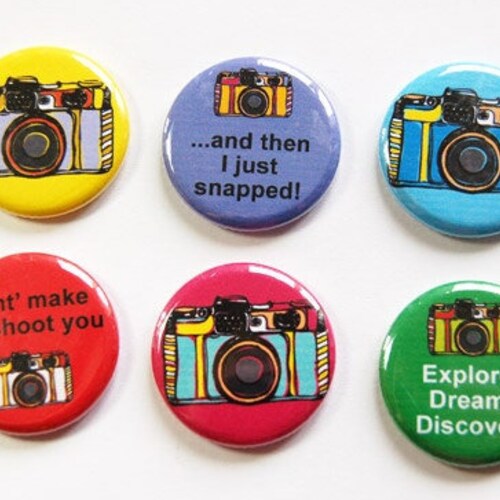 Photography Magnets Camera Magnets Gift for Photographer - Etsy