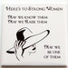 Strong Women Magnet, Magnet, Fridge Magnet, Kitchen Magnet, Here is to ...